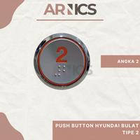 Review Push Button Hyundai Bulat Red Led / Tombol Hyundai Lift Push ...