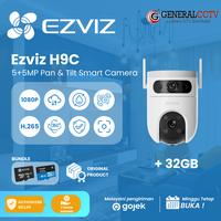 Review Ezviz H9c Dual 3K 5MP+5MP Dual-Lens Pan & Tilt Wi-Fi Camera ...