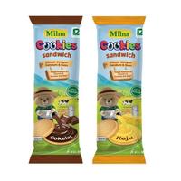 Review MILNA COOKIES SANDWICH COKELAT MILNA BISKUIT CHOCO MILNA BISKUIT ...