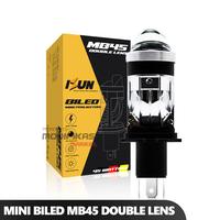 Review Lampu LED ISUN Mini BILED MB45 H4 Projie Mini Projector Lens ...