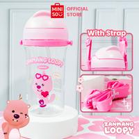 Review Miniso x ZANMANG Loopy Botol Minum Tumblr Plastik Dengan Tali ...