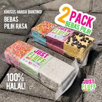 Review 2 Pack Marshmallow [HALAL] Gourmet Marshmallow JustFluff | Tokopedia