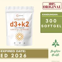 Review MicroIngredients Vitamin D3 5000IU + Vitamin K2 100mcg isi 300 ...