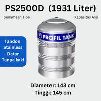 Review Tandon Tangki Toren Air Stainless Profil Tank 2200 Liter ...