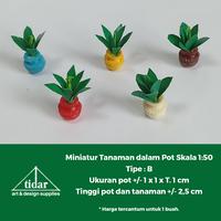Review Miniatur Maket Pohon / Tanaman / Bunga dalam Pot Skala 1:50 ...
