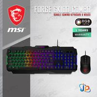 Review MSI Gaming Keyboard Membrane Forge GK100 Combo + Mouse RGB | Tokopedia
