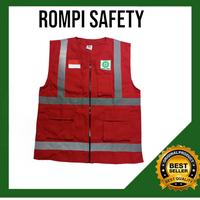 Review Rompi safety/rompi drill/rompi proyek+logo k3 dan bendera ...
