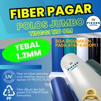 Review FIBERZ - TINGGI 120cm - Fiber Plastik Penutup Pagar JUMBO POLOS ...