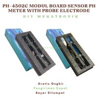 Review PH-4502C Modul Board Sensor PH Meter With Probe Electrode For ...
