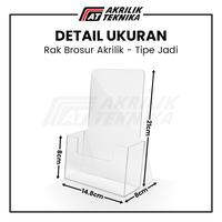 Review RAK / TEMPAT BROSUR / TEMPAT DISPLAY BROSUR AKRILIK DISPLAY ...