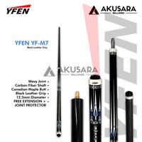 Review YFEN M Series Leather Wrap Carbon Stick Play Billiard FREE ...