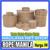 Review Tali tambang manila goni rami / tambang gurita harga per meter ...