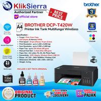 Review BROTHER DCP-T420W Printer Ink Tank Colour AIO Multifunction T420 ...