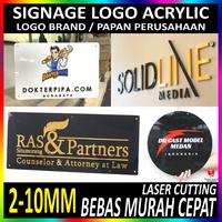 Review Custom Logo Signage Acrylic - Papan Nama Toko - Logo Perusahaan ...
