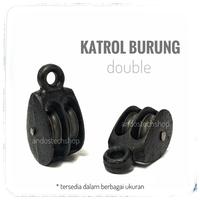 Review Katrol Double 3/4" / Kerekan Bendera 18 MM / Mini Ganda 3/4 Inch ...