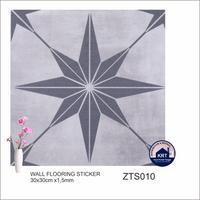 Review Wall Flooring Sticker Lantai 30cm x 30cm | Tegel Sticker Lantai ...