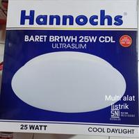 Review Hannochs LED Baret BR1WH 25watt Ultraslim lampu tempel plafon ...