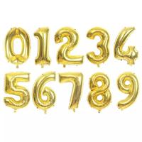 Review Balon Foil Huruf dan Angka Besar 80cm - gold, angka 6 | Tokopedia