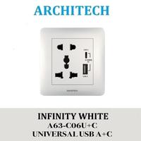 Jual Stop Kontak Architech Terbaik - Harga Murah Juni 2024 & Cicil 0%