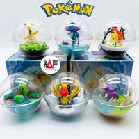 Review Action figure Pokemon gacha series Terrarium collection pikachu ...