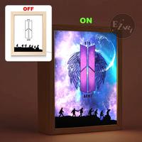 Review Edisi BTS Army Light Painting Art Frame Bingkai Lukisan Lampu ...