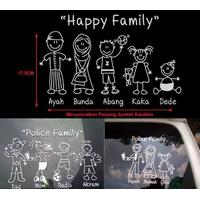 Jual Sticker Happy Family Terlengkap - Harga Murah Juni 2024 & Cicil 0%