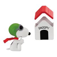 Review PEANUTS Capsule Vignette snoopy pilot caps bandai figure | Tokopedia