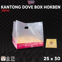 Review Plastik Dove 30x40 Happy Birthday Biru Muat Box Hokben Coklat ...