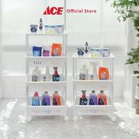 Review Ace Stora Rak Troli 4 Tingkat Dengan Roda - Putih Tempat ...