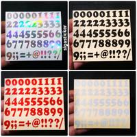 Jual Sticker Angka Terlengkap - Harga Grosir & Murah Oktober 2025