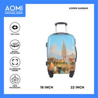 Review AOMIKOPER Koper 18 inch Full Print Gambar Koper 22 Inch Gambar ...