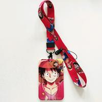 Review Luffy One Piece ID Card Holder Lanyard Name Tag Gantungan Kalung ...