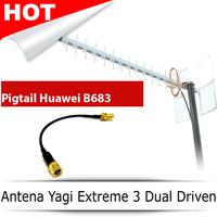 Review Antena Router Mifi Huawei B683 Yagi Extreme III up 30km Dual ...