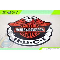 Review sticker stiker gambar logo lambang motor harley davidson cycles ...