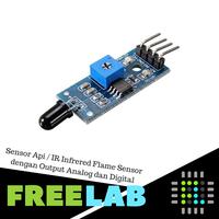 Review Sensor Api / IR Infrared Flame Sensor dengan Output Analog dan ...