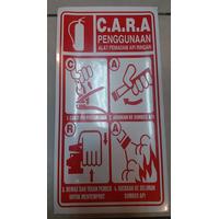Review SIGN LABEL STICKER CARA PENGGUNAAN ALAT PEMADAM API RINGAN ...