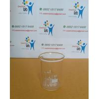 Review Beaker glass low form cap 50 ML gelas kimia SIMAX | Tokopedia