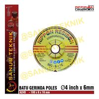 Review Batu Gerinda / Nippon Resibon Cutting Wheel A24S 4" 4 inch ...