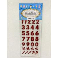 Review Sticker Angka/Numbers Stiker Reward Point Anak TK PAUD belajar ...