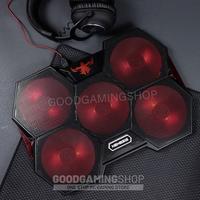 Review COOLING PAD GAMING NYK ALIEN X-2 Kipas Pendingin Laptop 5 Fan ...