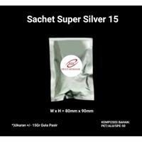 Review Kemasan Sachet Alufoil Silver 15Gr. Kemasan Snack. | Tokopedia