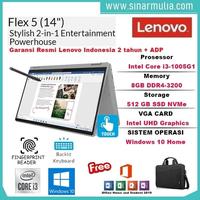 Review Lenovo Flex 5 i3-1005G1 8GB 512GB SSD NVMe 14" Touch FHD Win10+OHS | Tokopedia