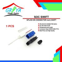 Review SOC Swift / Splice on Connector SC UPC Swift Fiber Optik | Tokopedia