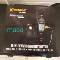 Jual KRISBOW ENVIRONMENT METER 5 IN 1 PRO 10176832 - Jakarta Barat - MT ...
