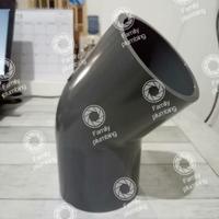 Jual KENI KNEE ELBOW KNIE KNI KNEI L 45° 45 DERAJAT PVC 2" 2INCH 2 INCH ...