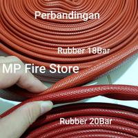 Jual Fire Hose Rubber Jet Star 2.5 Inch x 30 Mtr + CP Selang Pemadam Merah - Jakarta Barat - MP ...