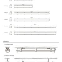 Jual LAMPU WATER & DUST PROOF IP65 TL 2X18WATT atau 2XLED8WATT - Kota ...