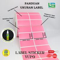 Jual LABEL VINYL 50X25 MM STIKER YUPO WARNA 50x25mm - Hijau - Jakarta ...