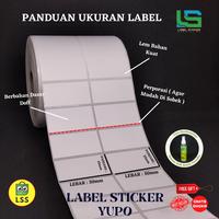 Jual LABEL VINYL 50X25 MM STIKER YUPO WARNA 50x25mm - Hijau - Jakarta ...