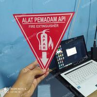 Promo Akrilik sign APAR SEGITIGA - AKRILIK, 25cm x 25cm - Jakarta Barat ...